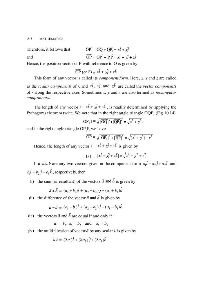 NCERT Book Class 12 Maths Chapter 10 Vector Algebra PDF NCERT Book Class 12 Maths Chapter 10 Vector Algebra PDF
