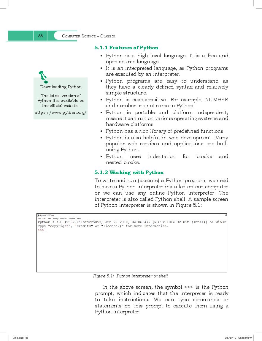 RBSE Book Class 11 Computer Science Chapter 5 Getting Started With