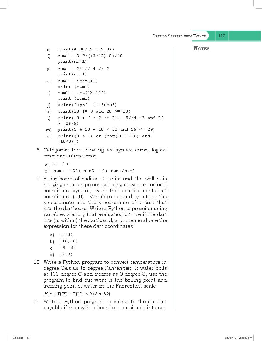 UP Board Book Class 11 Computer Science Chapter 5 Getting Started With