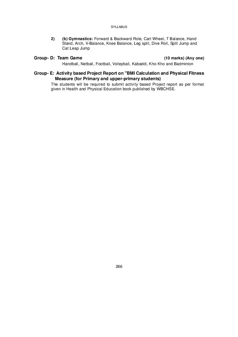WBCHSE Class 12 Health And Physical Education Syllabus 2024 PDF WBCHSE Class 12 Health And Physical Education Syllabus 2024 PDF