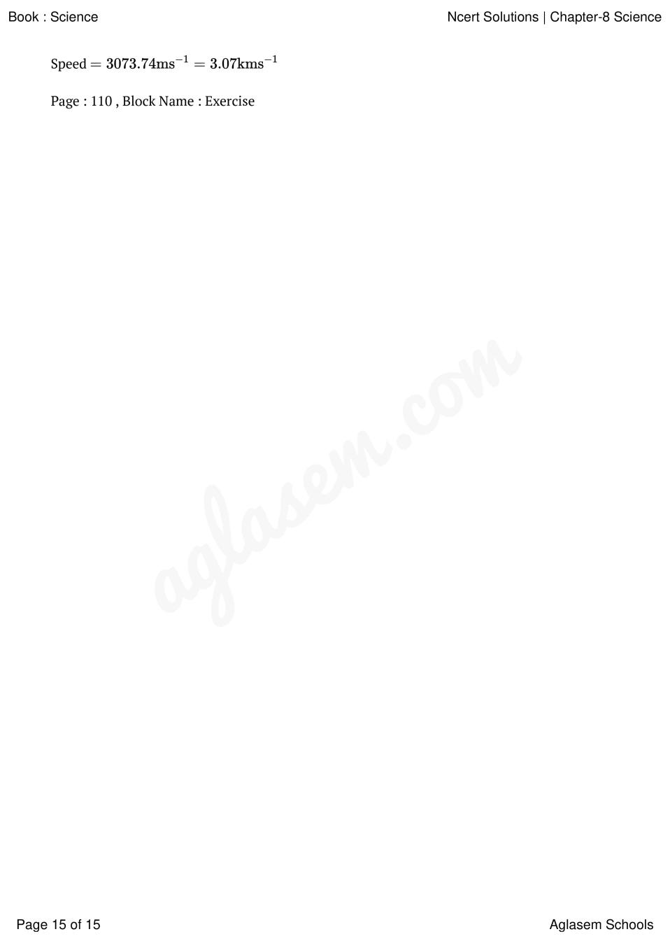 NCERT Solutions For Class 9 Science Chapter 7 Motion PDF 