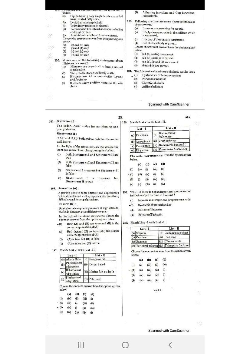 NEET 2021 Question Paper For Set M5 NEET 2021 Question Paper For Set M5