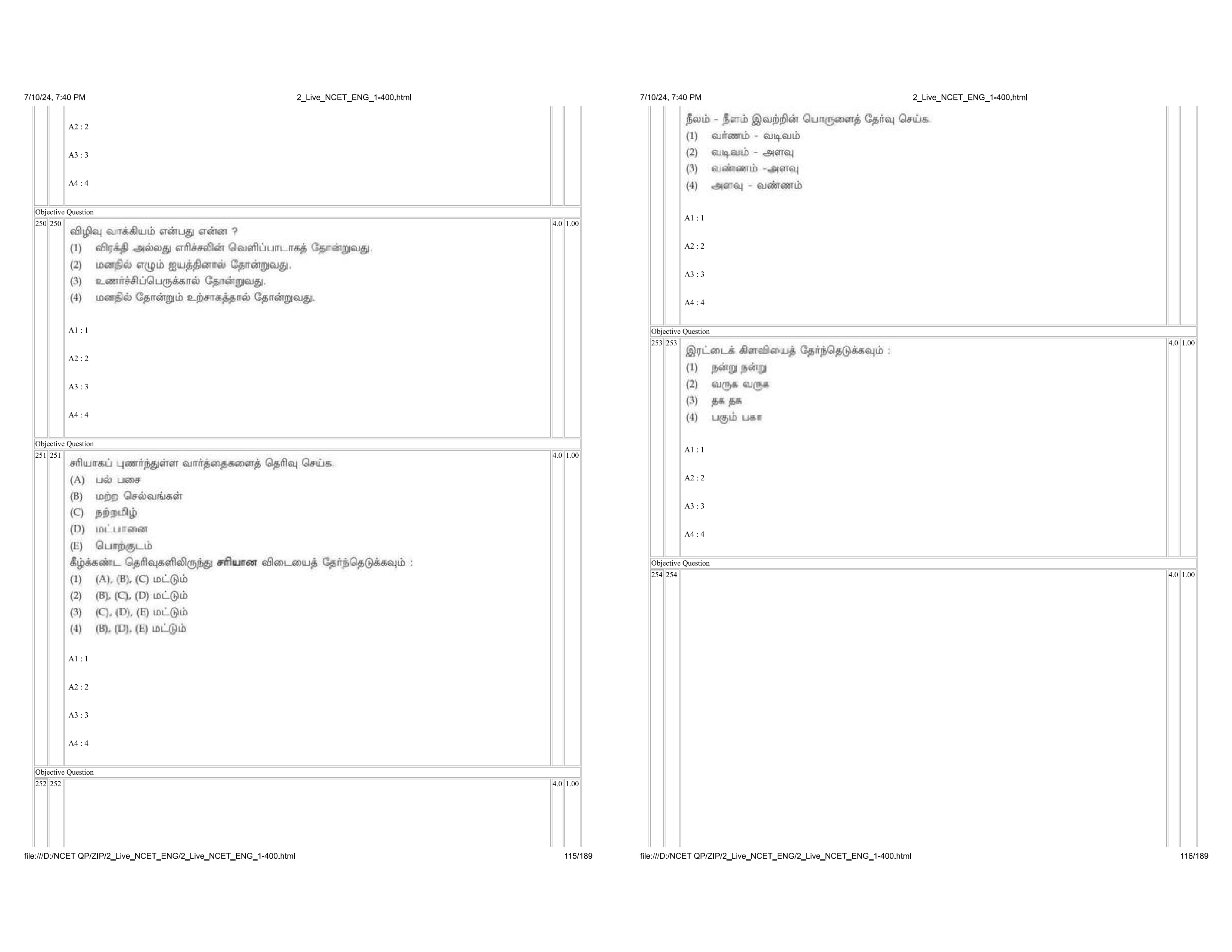 NCET 2024 Question Paper (PDF) - Download Here - AglaSem Admission