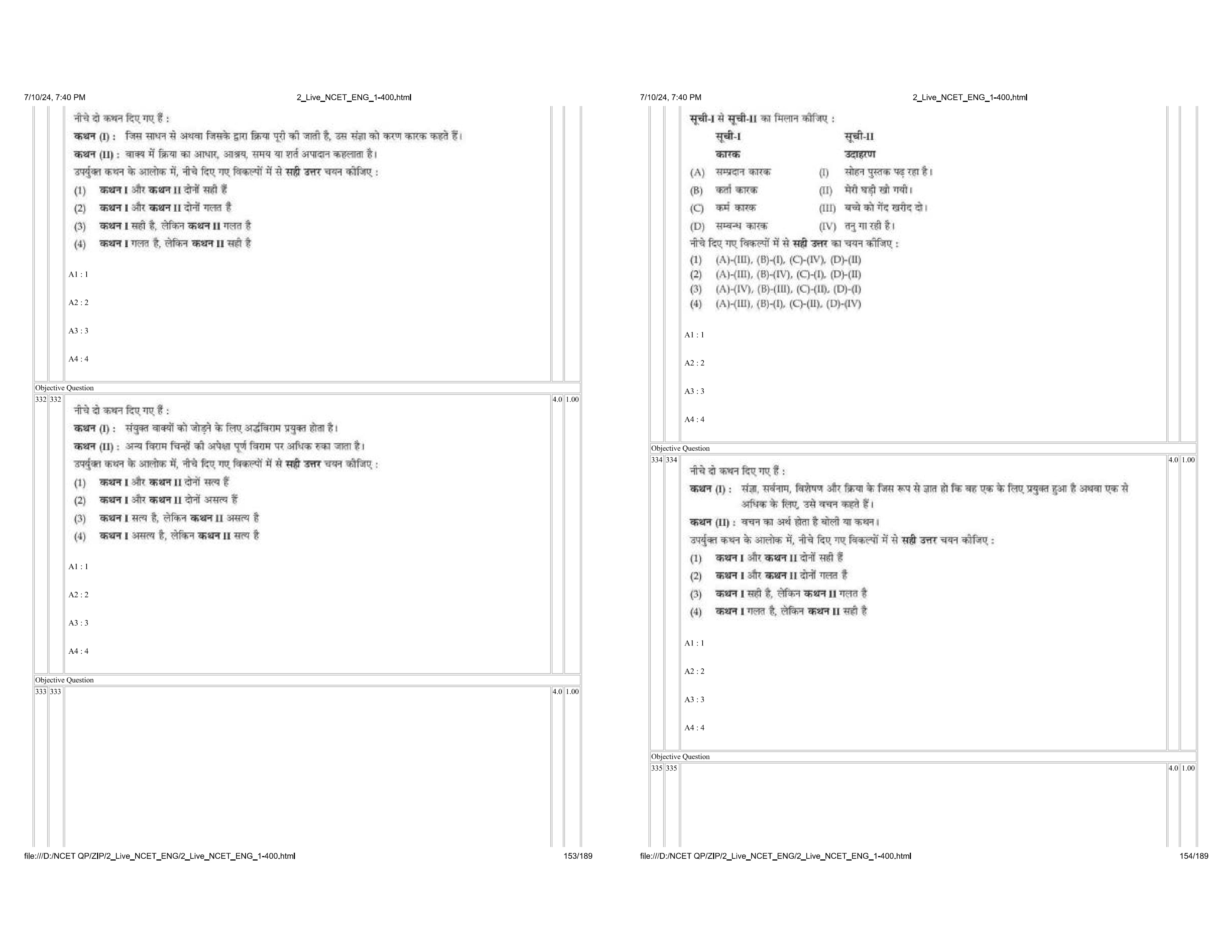 NCET 2024 Question Paper (PDF) - Download Here - AglaSem Admission