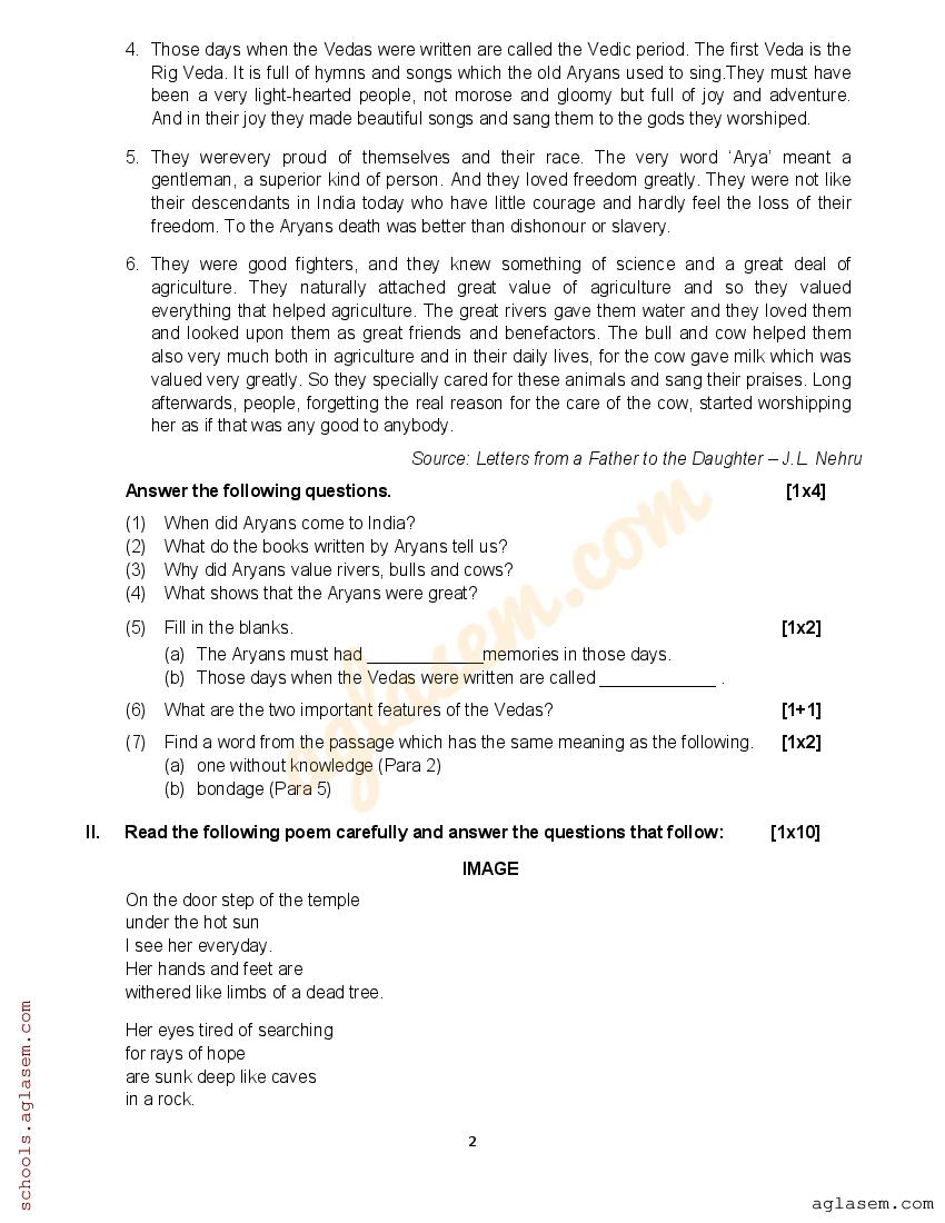 Class 7 English Sample Paper Half Yearly Exam 2025 7th English Half Class 7 English Sample Paper Half Yearly Exam 2025 7th English Half