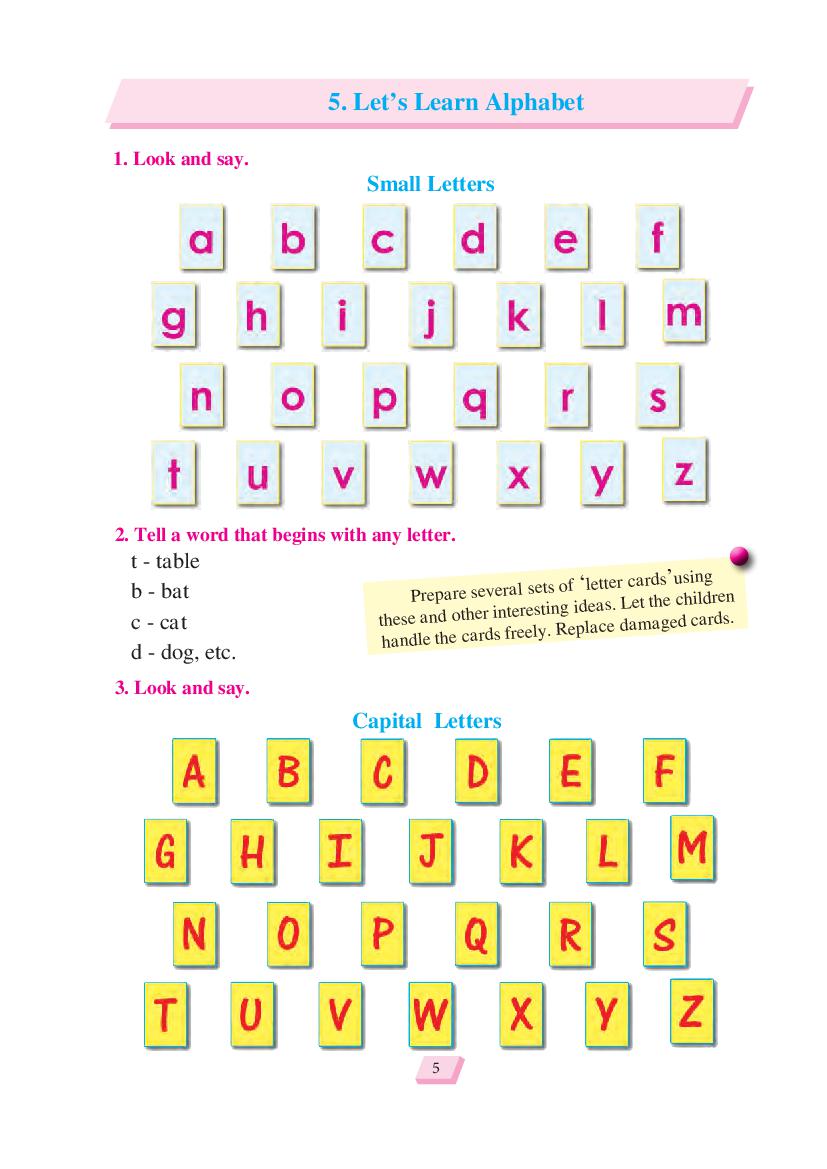 Maharashtra Board 1st Standard English Book PDF 