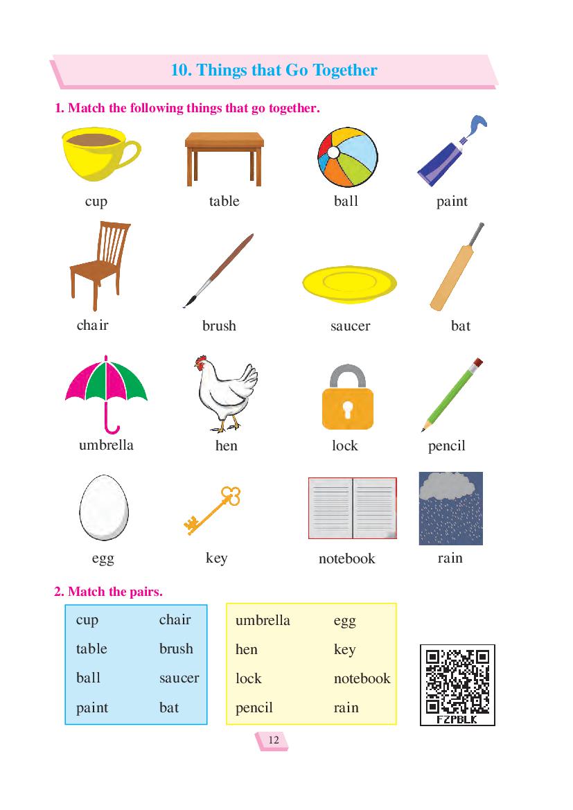 Maharashtra Board 1st Standard English Book PDF 