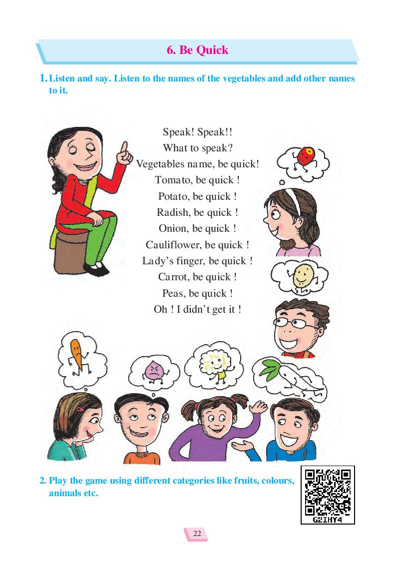 Maharashtra Board 1st Standard English Book PDF Maharashtra Board 1st Standard English Book PDF
