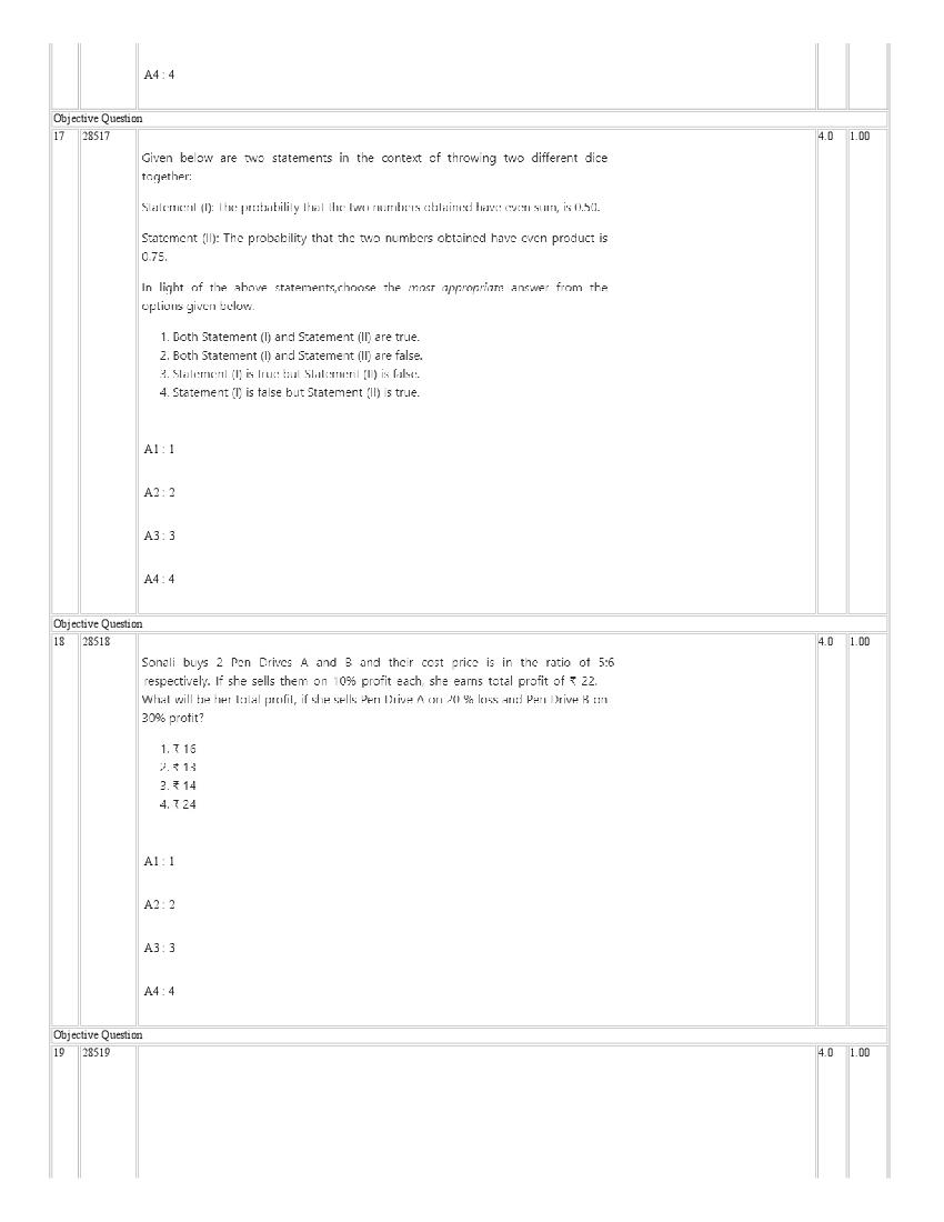 JIPMAT 2023 Question Paper with Answer Key - Download Here - AglaSem Admission