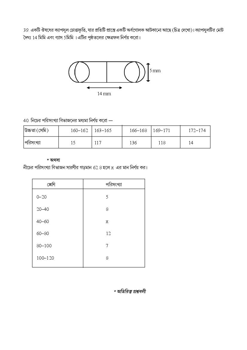 TBSE Class 10 Model Question Paper 2021 for Maths Basic – Download ...