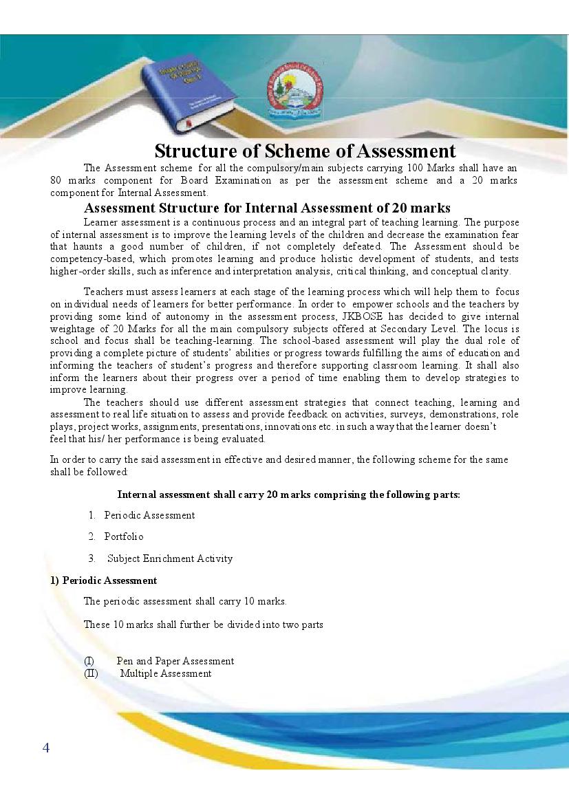 JKBOSE Class 10th Syllabus 2023 PDF Jammu And Kashmir Board JKBOSE Class 10th Syllabus 2023 PDF Jammu And Kashmir Board