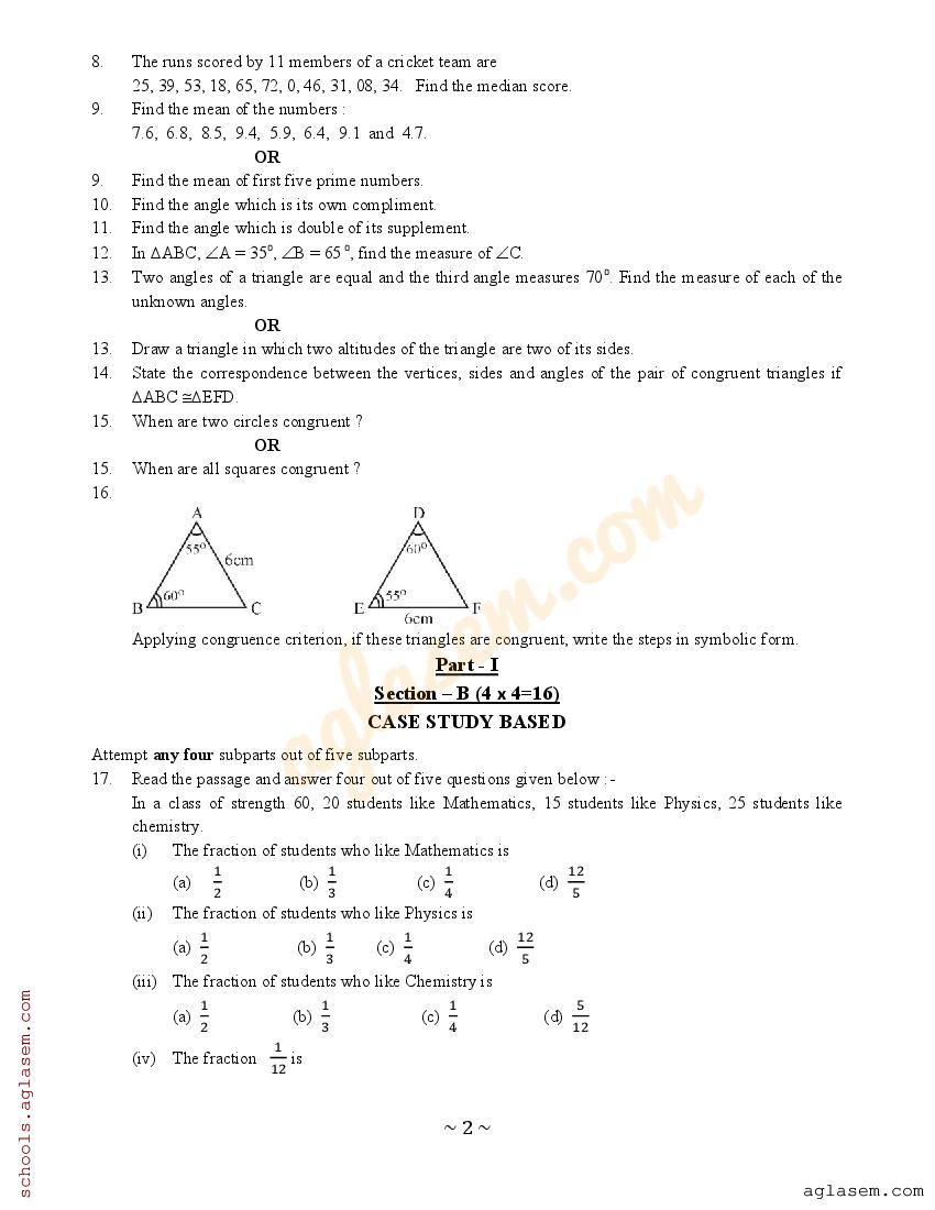 Class 7 Maths Sample Paper Half Yearly Exam 2025 7th Maths Half Class 7 Maths Sample Paper Half Yearly Exam 2025 7th Maths Half
