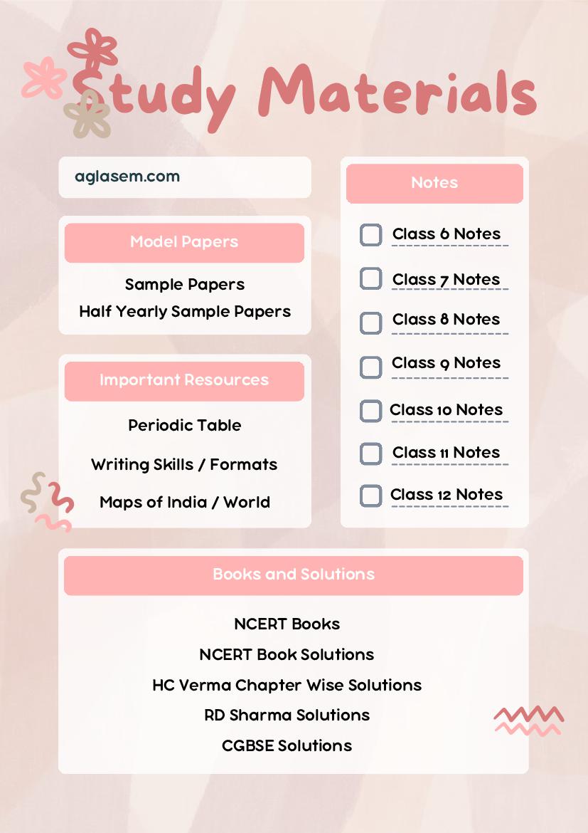 Class 8 Maths Notes for Mensuration (PDF) - Study Material - AglaSem