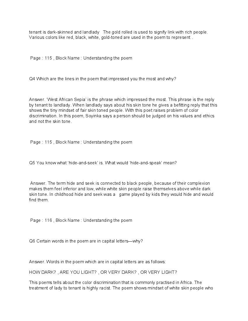 NCERT Solutions For Class 11 English Chapter 4 Telephone Conversation PDF 