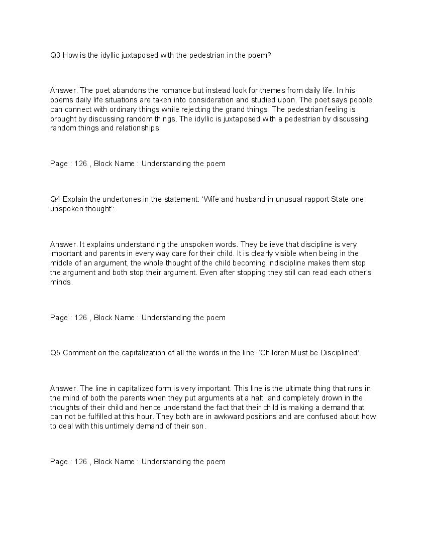 NCERT Solutions For Class 11 English Chapter 8 For Elkana PDF NCERT Solutions For Class 11 English Chapter 8 For Elkana PDF