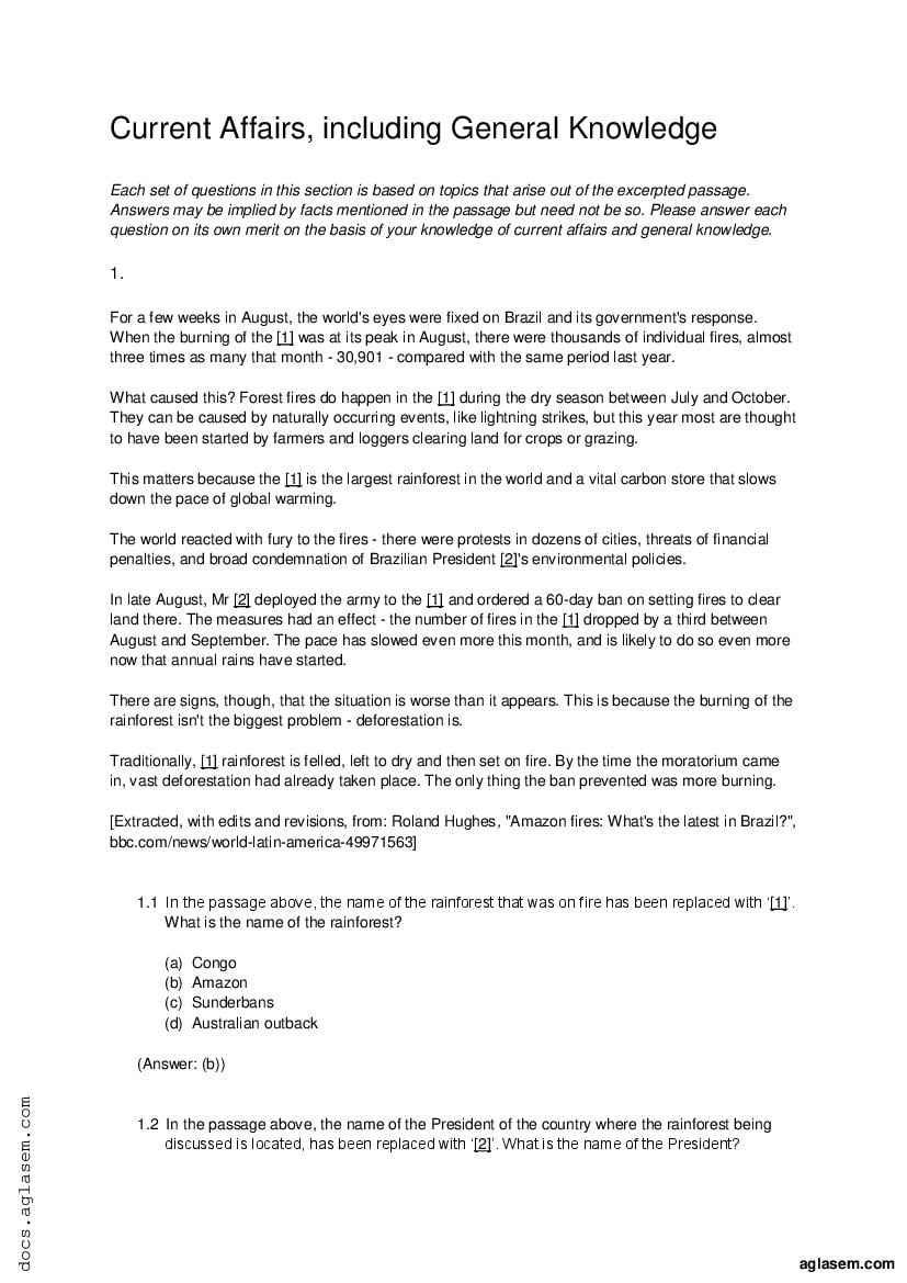 CLAT Sample Paper 2023 (PDF) - Download Here