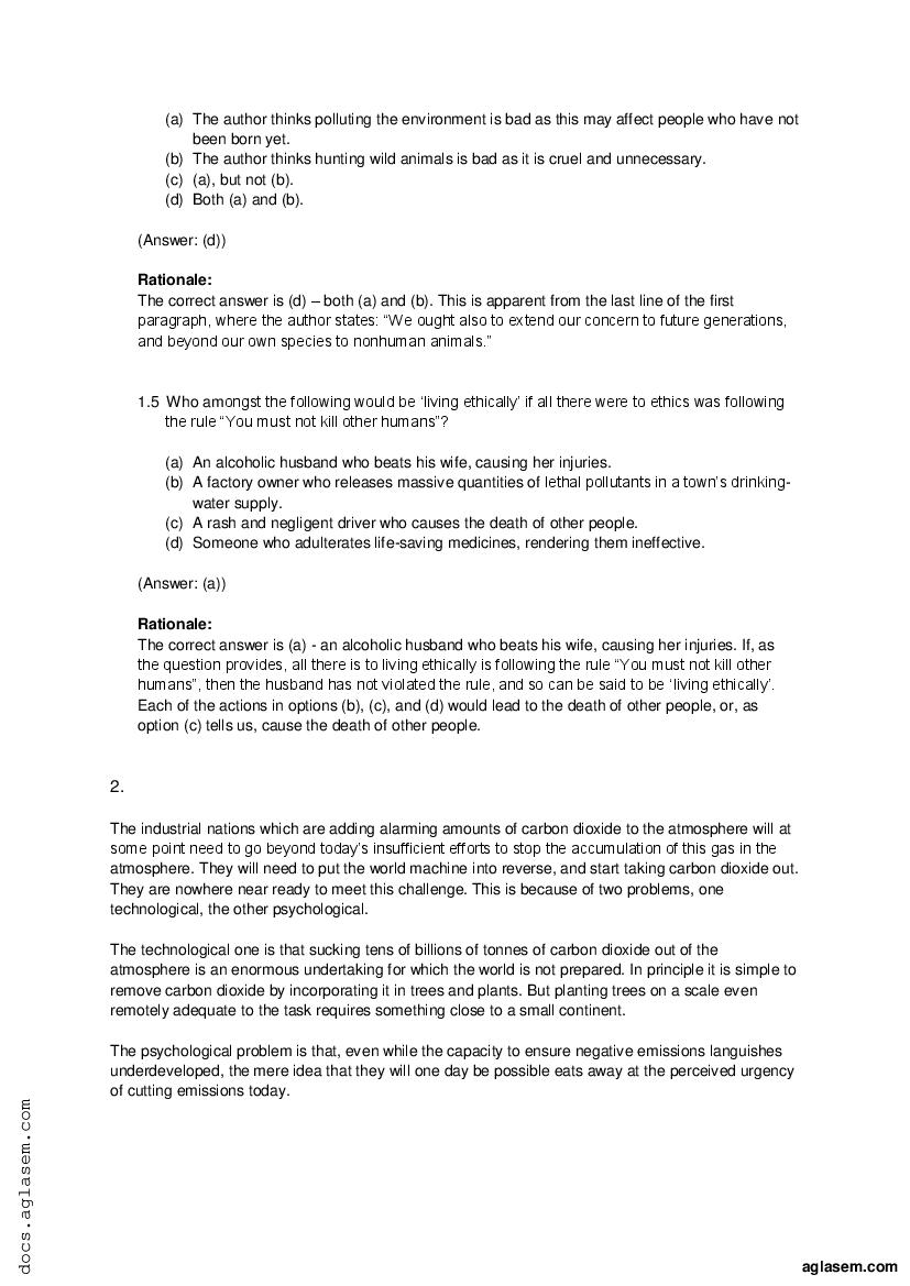 CLAT Sample Paper 2023 (PDF) - Download Here