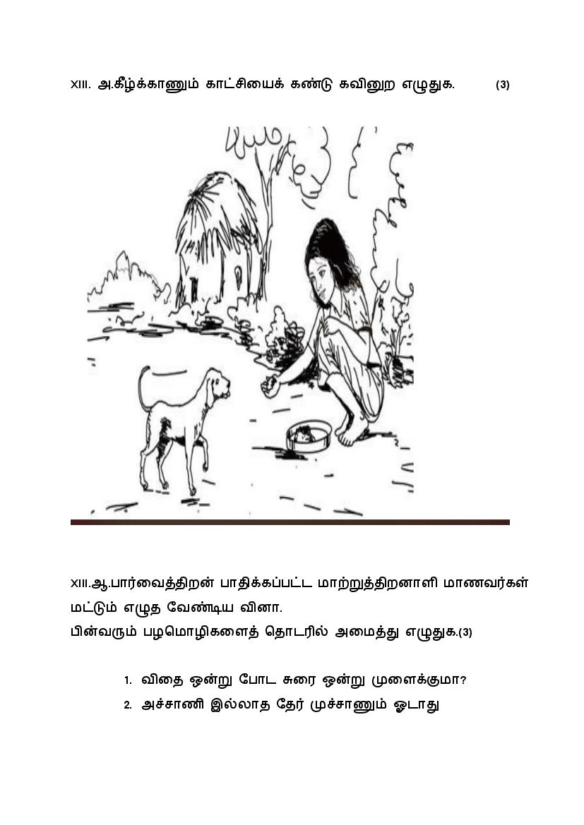 CBSE Class 10 Tamil Sample Paper 2024 PDF With Solutions Download Here