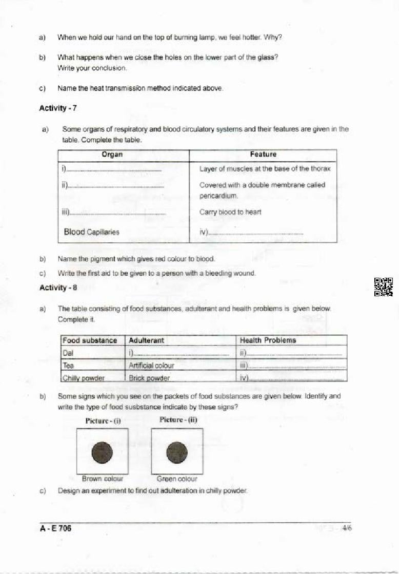 Kerala Class 7 Basic Science Question Paper 2024 (PDF) - AglaSem