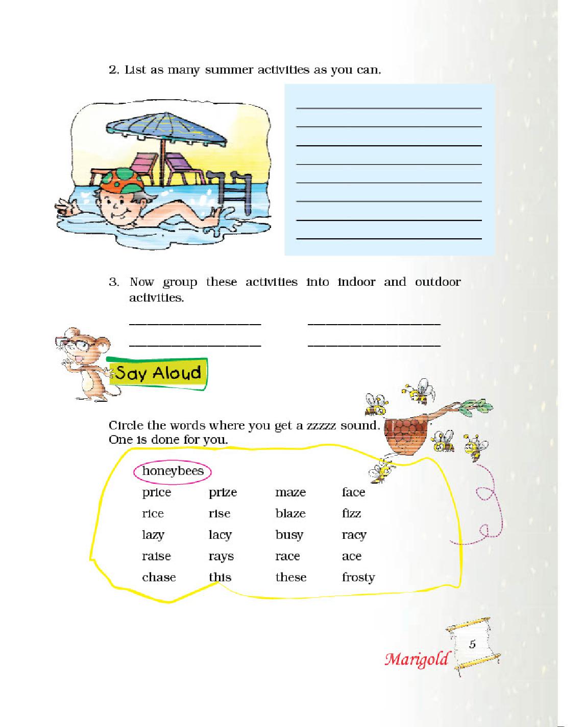 NCERT Book Class 5 English Chapter 1 Ice Cream Man