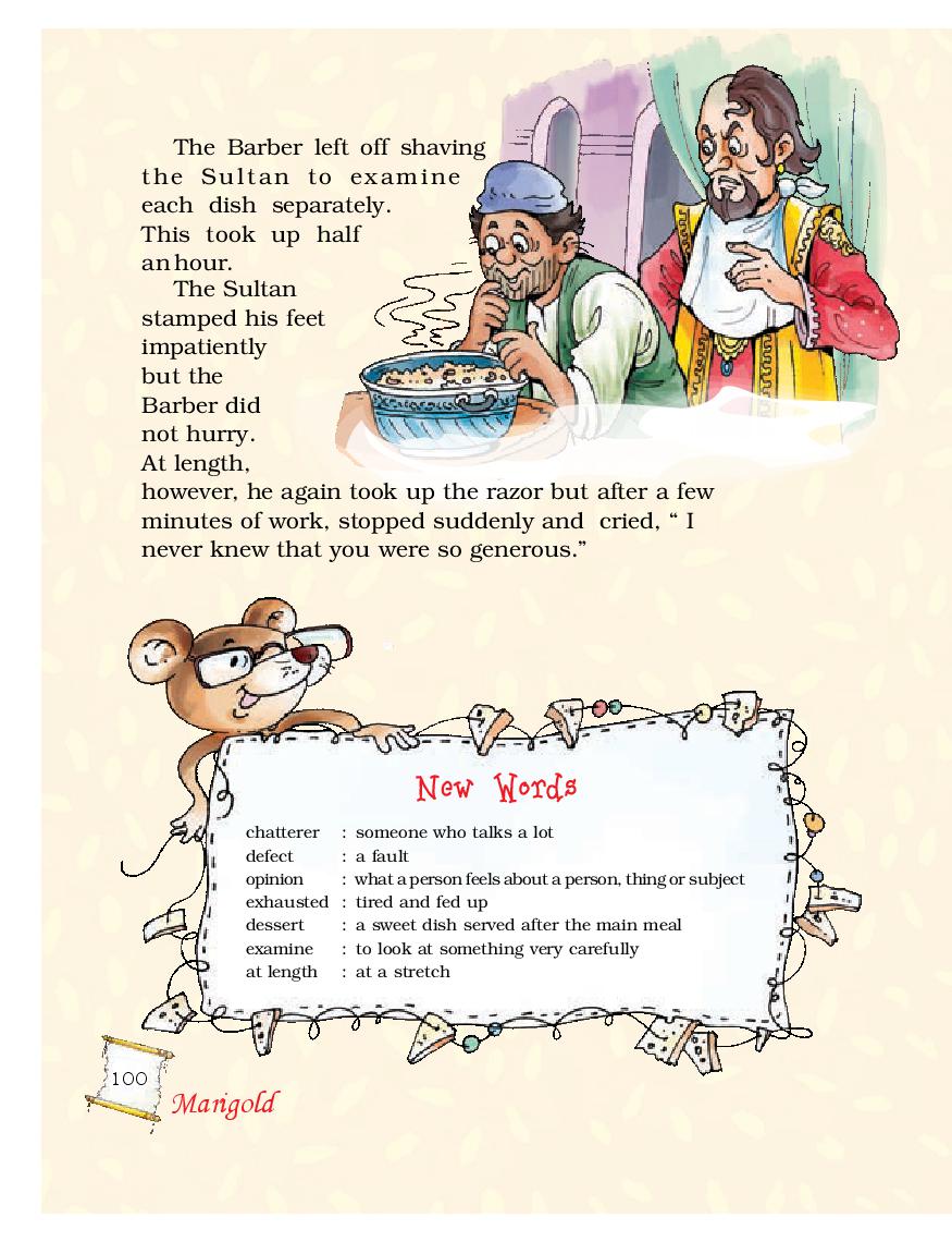 NCERT Book Class 5 English Chapter 6 Class Discussion The Talkative
