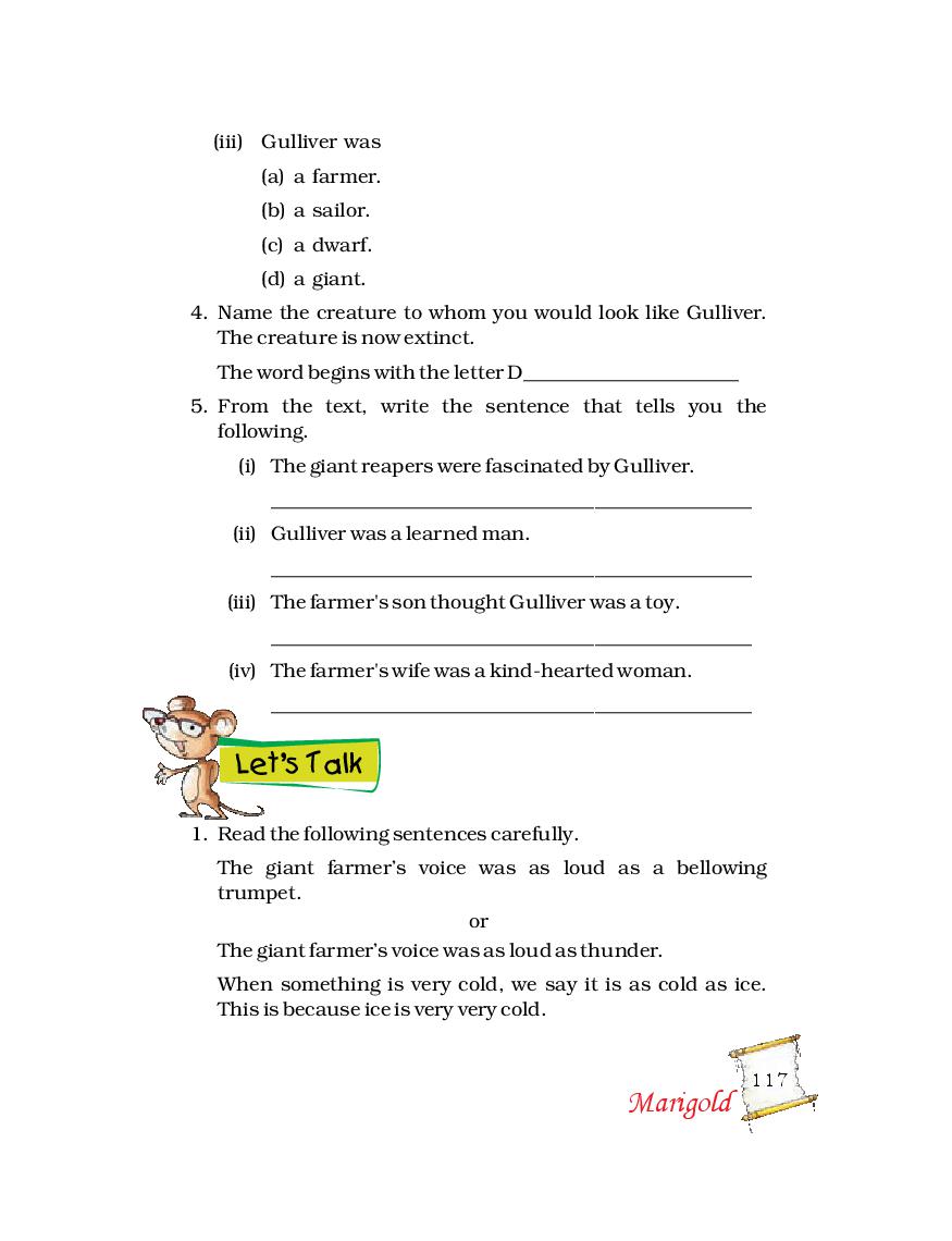 NCERT Book Class 5 English Chapter 7 Topsy turvy Land NCERT Book Class 5 English Chapter 7 Topsy turvy Land