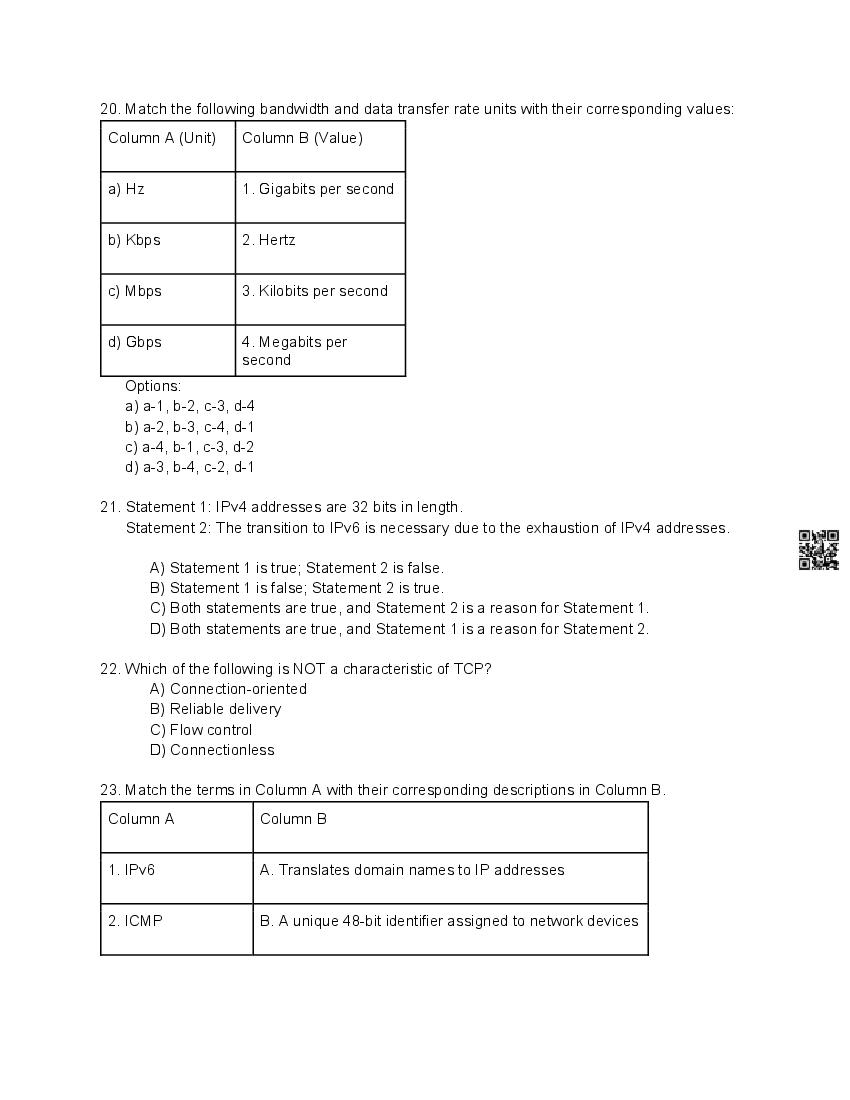 WBCHSE Class 11 Cyber Security Semester 1 Model Question Paper 2025 ...