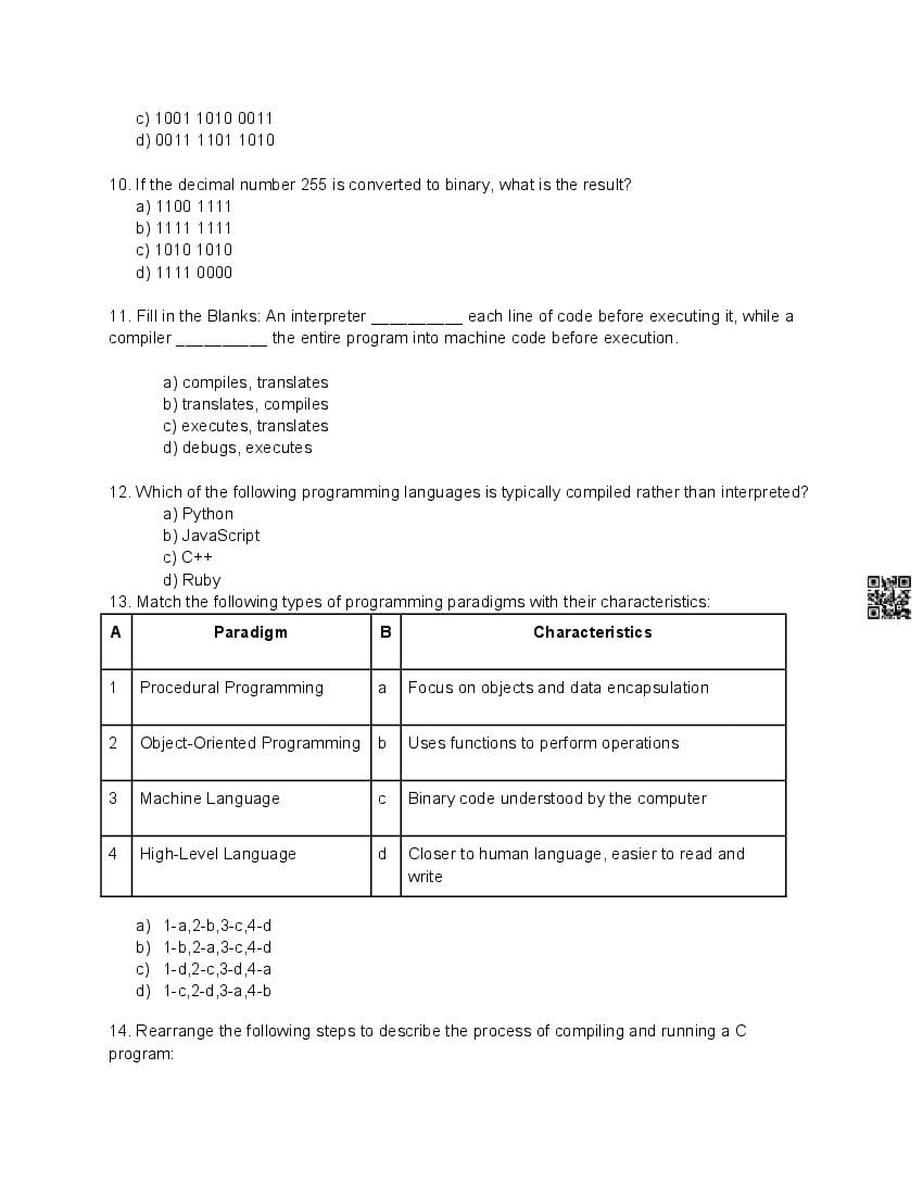 WBCHSE Class 11 Data Science Semester 1 Model Question Paper 2025 - PDF Download - AglaSem