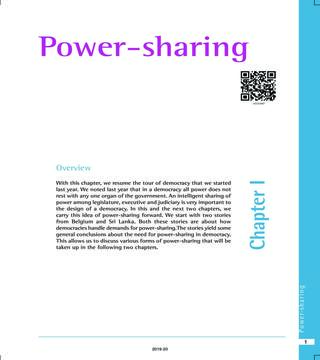 NCERT Book Class 10 Social Science (Civics) Chapter 1 Power-sharing