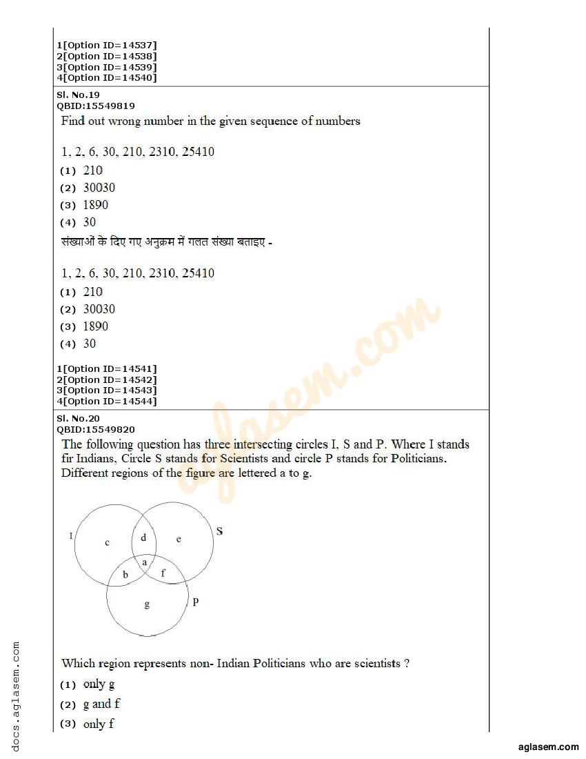 CUET PG Horticulture Question Paper 2022 (PDF) - Download Here ...
