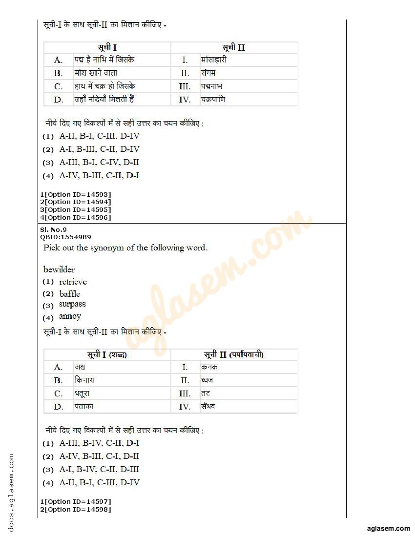 CUET PG Horticulture Question Paper 2022 (PDF) - Download Here ...