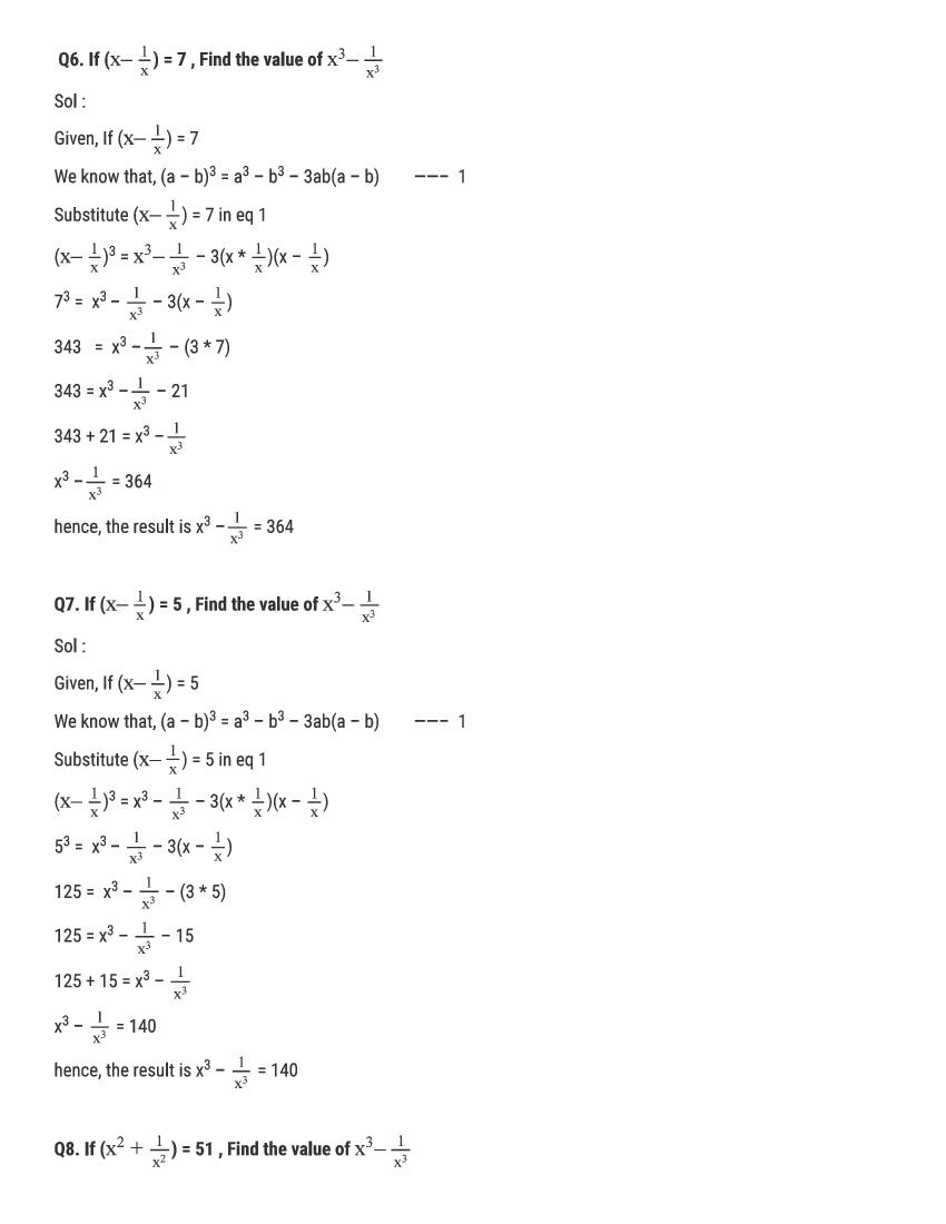 RD Sharma Solutions For Class 9 Algebraic Identities Exercise 4 3 PDF