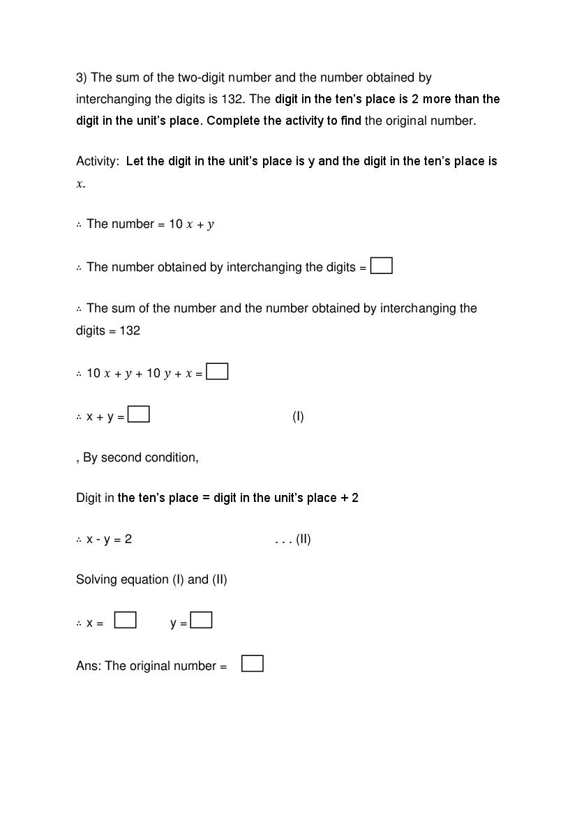 Maharashtra SSC Maths Question Bank 2023 PDF Maharashtra Board
