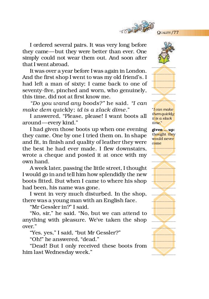 CBSE Class 7 English Honeycomb Chapter 5 Trees Quality CBSE Study