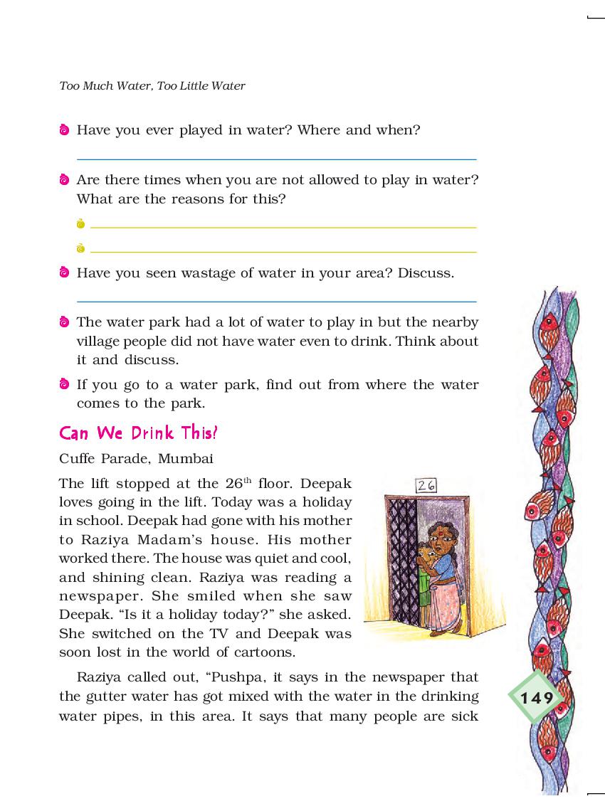 CBSE Class 4 EVS Chapter 18 Too Much Water Too Little Water CBSE 