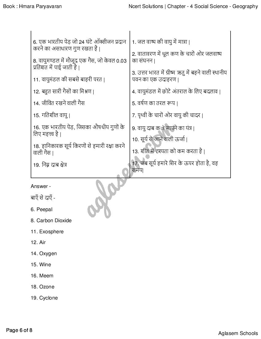 NCERT Solutions Class 7 Social Science Geography Chapter 4 NCERT