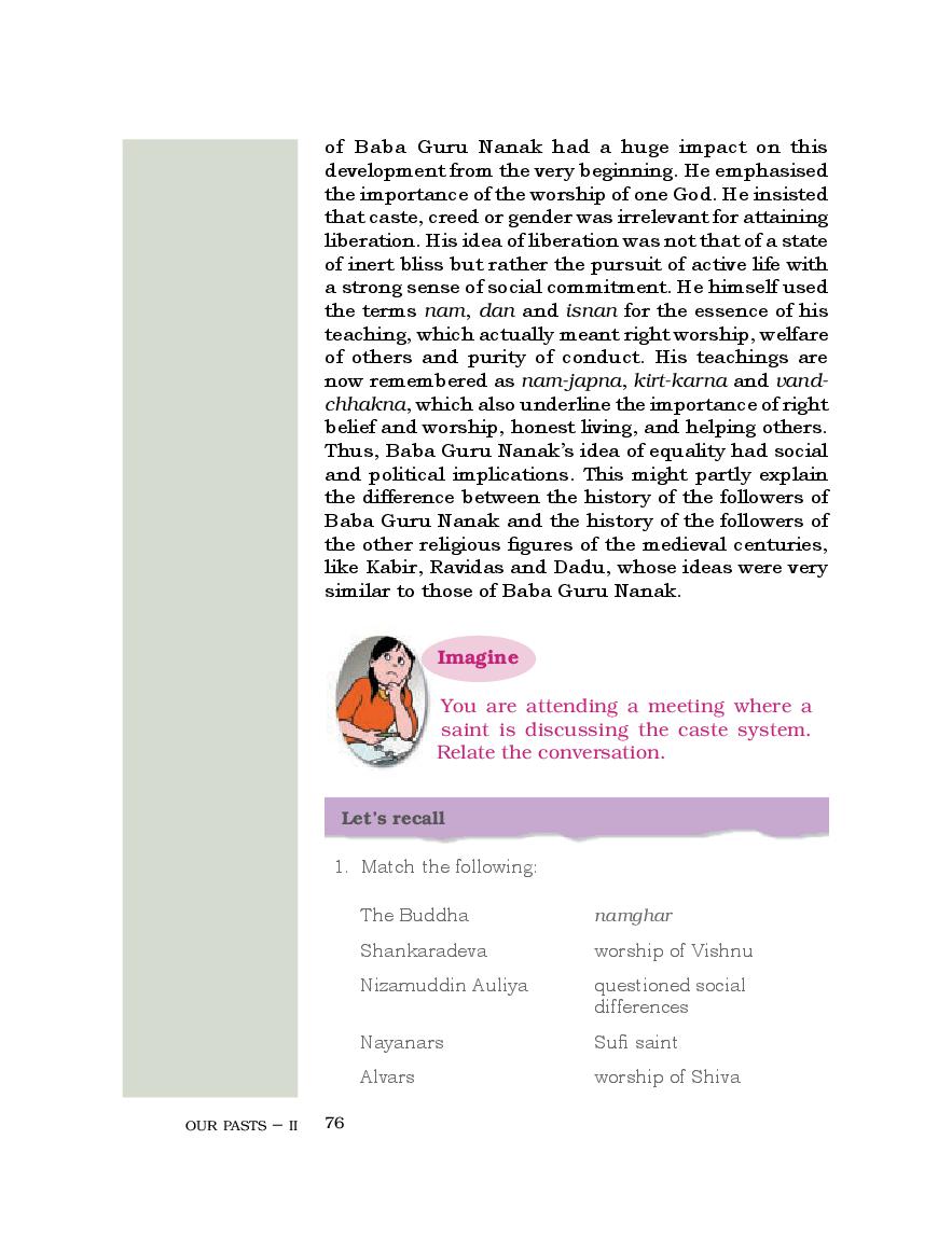 NCERT Book Class 7 Social Science Chapter 6 Devotional Paths To The