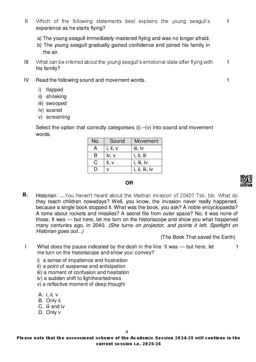 CBSE Class 10 English Sample Paper 2026 (Solved) PDF Download - AglaSem