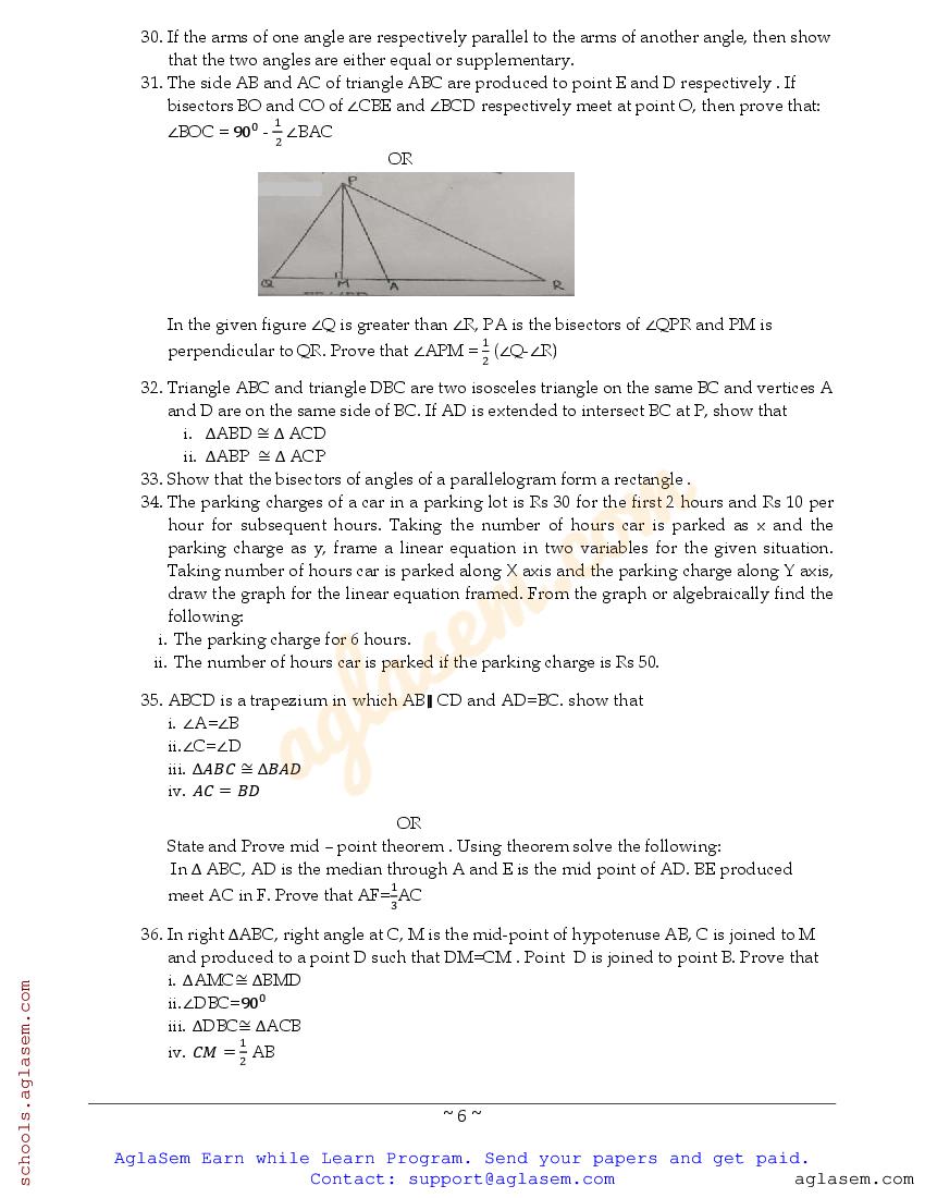 Class 9 Maths Sample Paper Half Yearly Exam 2025 9th Maths Half Class 9 Maths Sample Paper Half Yearly Exam 2025 9th Maths Half