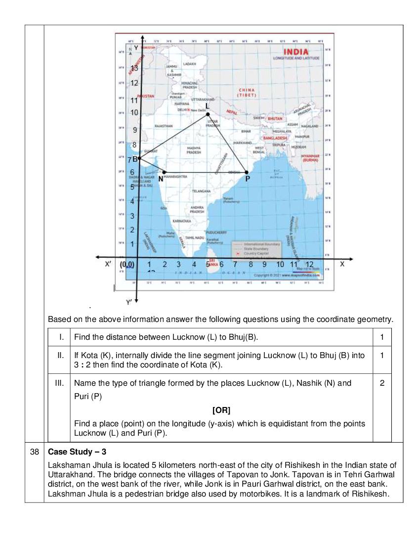 CBSE Class 10 Maths Basic Sample Paper 2023 PDF Class 10 Maths