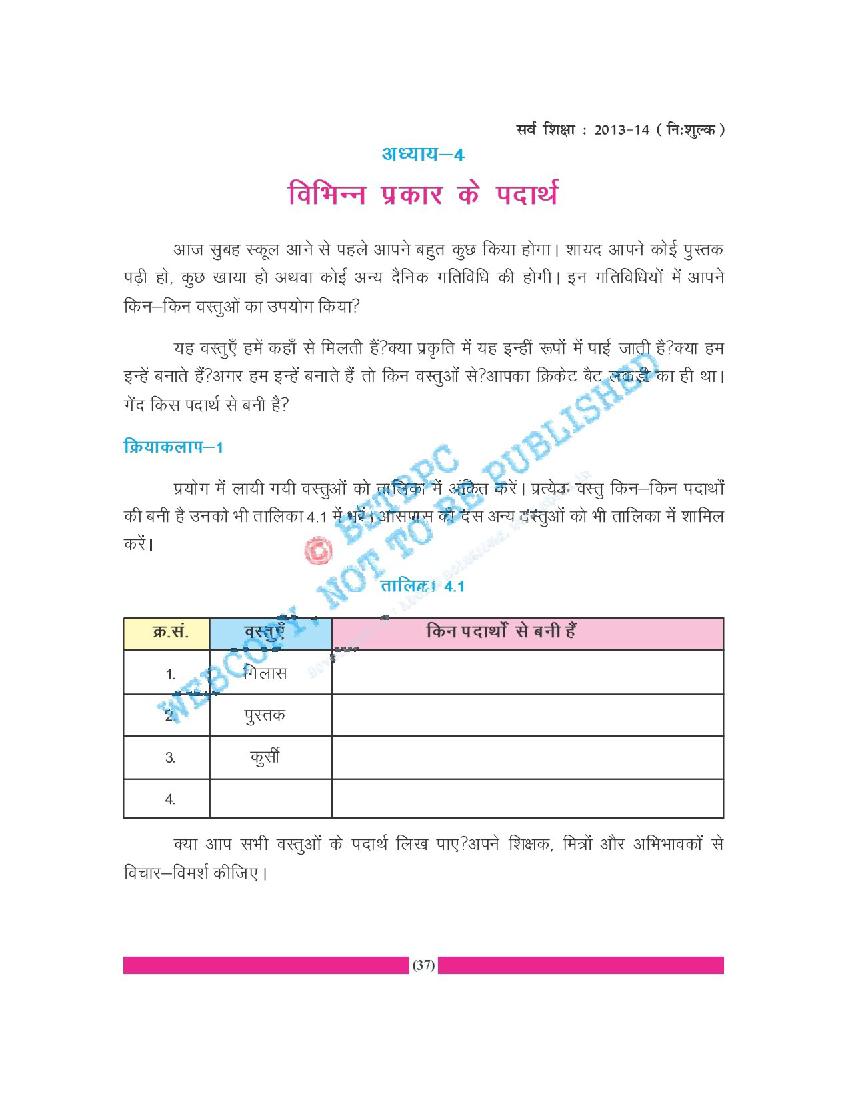 Bihar Board Book For Class 6 Science PDF Bihar Board Book For Class 6 Science PDF