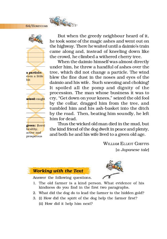 CBSE Class 7 English Honeycomb Chapter 4 Chivvy The Ashes That Made