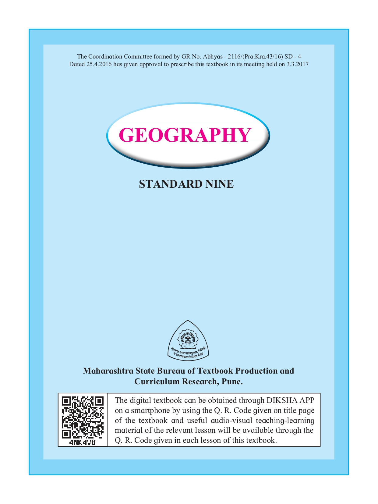 Maharashtra Board 9th Standard Geography Book PDF AglaSem Maharashtra Board 9th Standard Geography Book PDF AglaSem