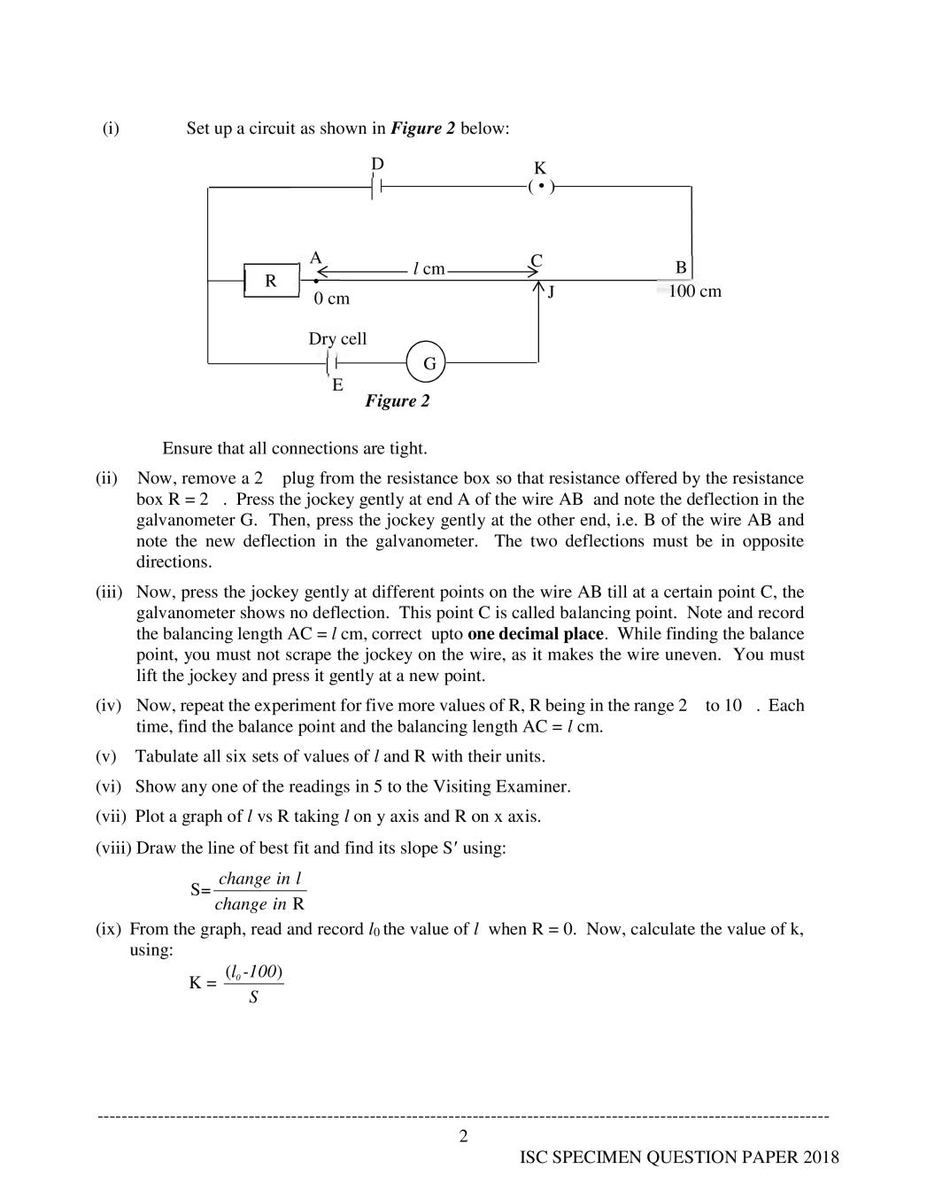 ISC Class 12 Sample Paper 2020 - Physics Specimen Question Paper ...