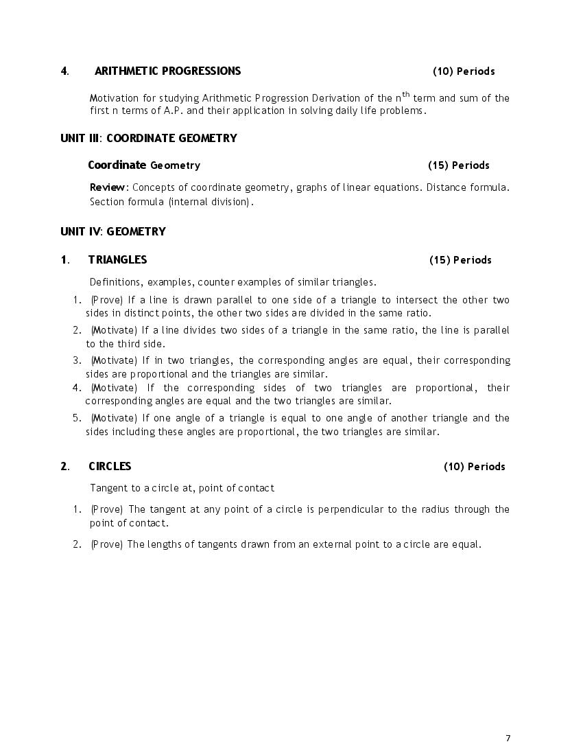 CBSE Class 9 Mathematics Syllabus 2023 24 PDF Download Here