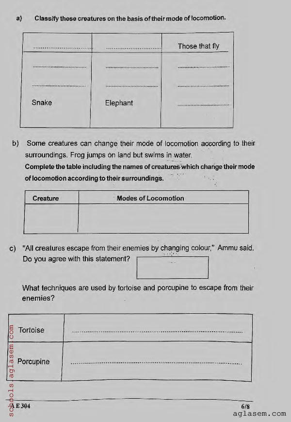 Class 3 EVS Onam Exam Question Paper 2023 PDF Kerala Std 3 First Class 3 EVS Onam Exam Question Paper 2023 PDF Kerala Std 3 First
