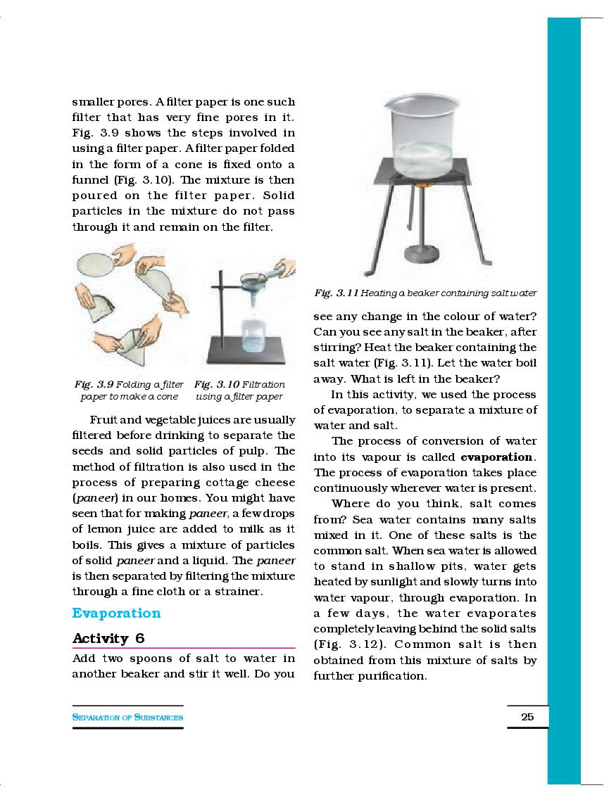 NCERT Book Class 6 Science Chapter 3 Separation Of Substances 2024 25 NCERT Book Class 6 Science Chapter 3 Separation Of Substances 2024 25