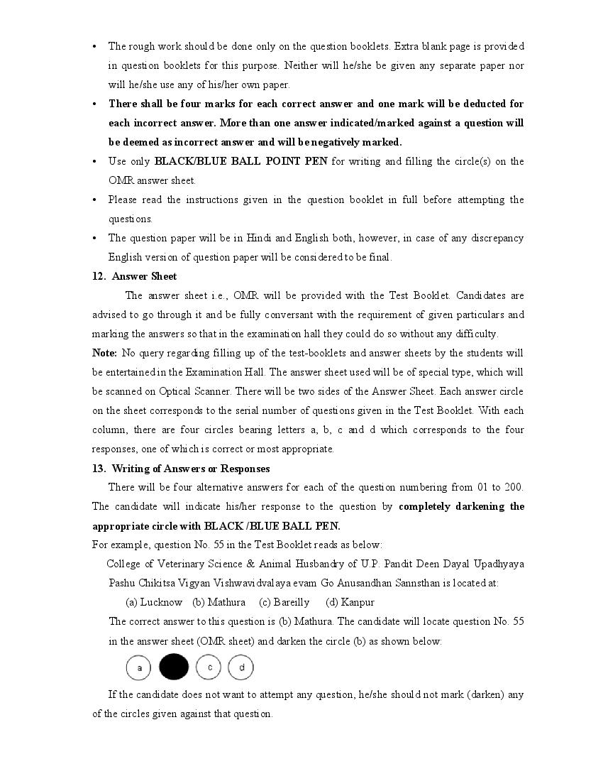 DUVASU UP Veterinary Entrance Exam 2023 Syllabus PDF Available DUVASU UP Veterinary Entrance Exam 2023 Syllabus PDF Available