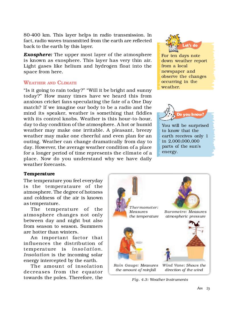 NCERT Book Class 7 Social Science Chapter 4 Air 2024 25 Session NCERT Book Class 7 Social Science Chapter 4 Air 2024 25 Session