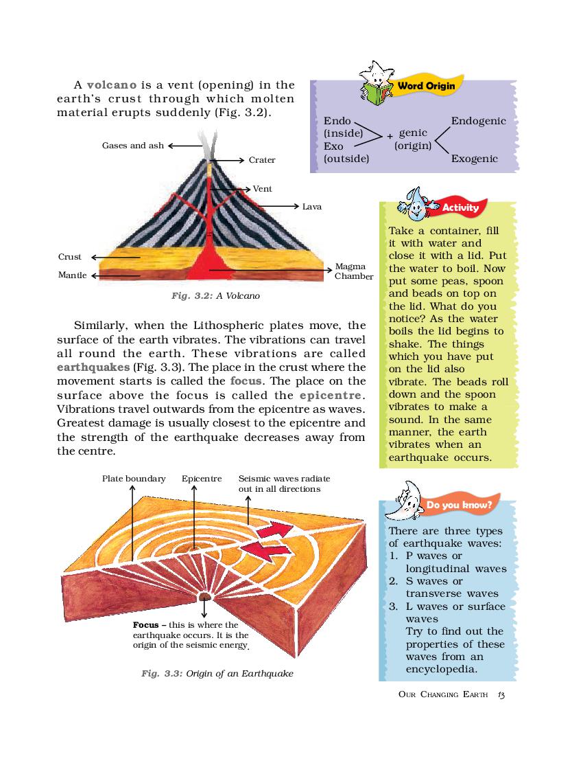 NCERT Book Class 7 Social Science Chapter 3 Our Changing Earth PDF NCERT Book Class 7 Social Science Chapter 3 Our Changing Earth PDF